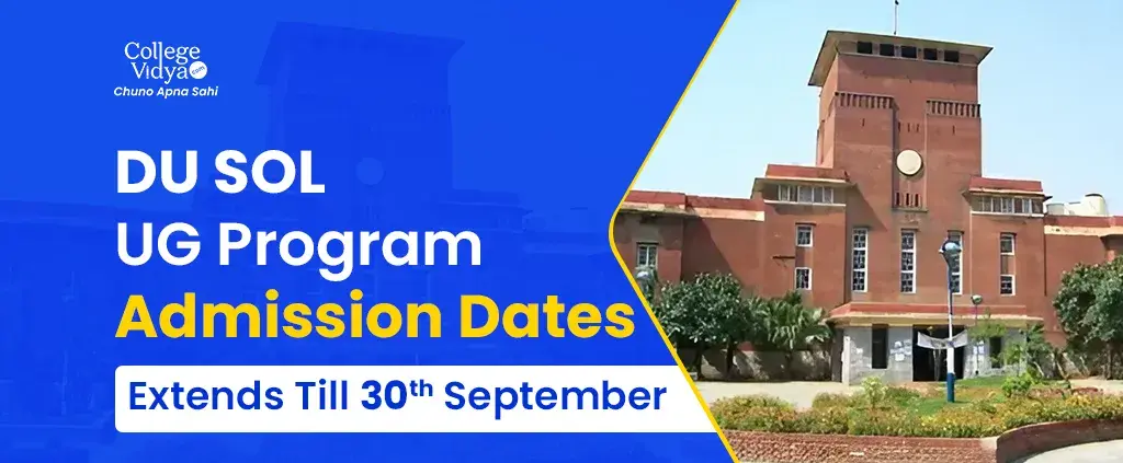 DU SOL Application Date for UG Extended Until 30th September
