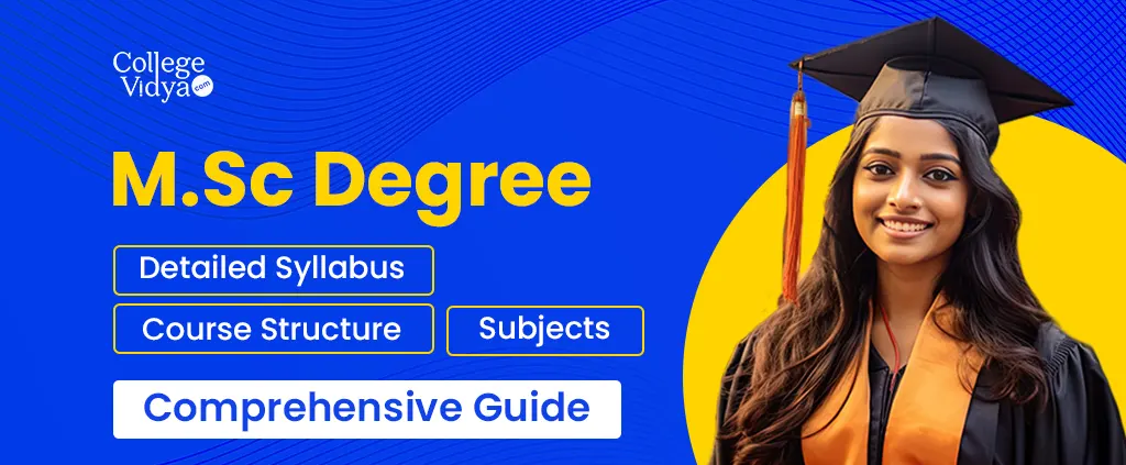 M.Sc Subjects and Syllabus 2025 - Maths, Zoology and 7 More