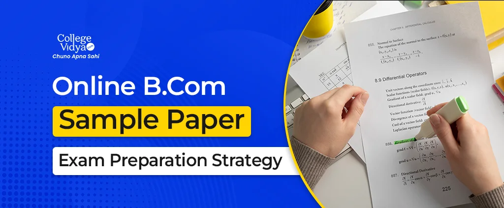 Free Online B.Com Sample Papers Preparation Tips [2025]