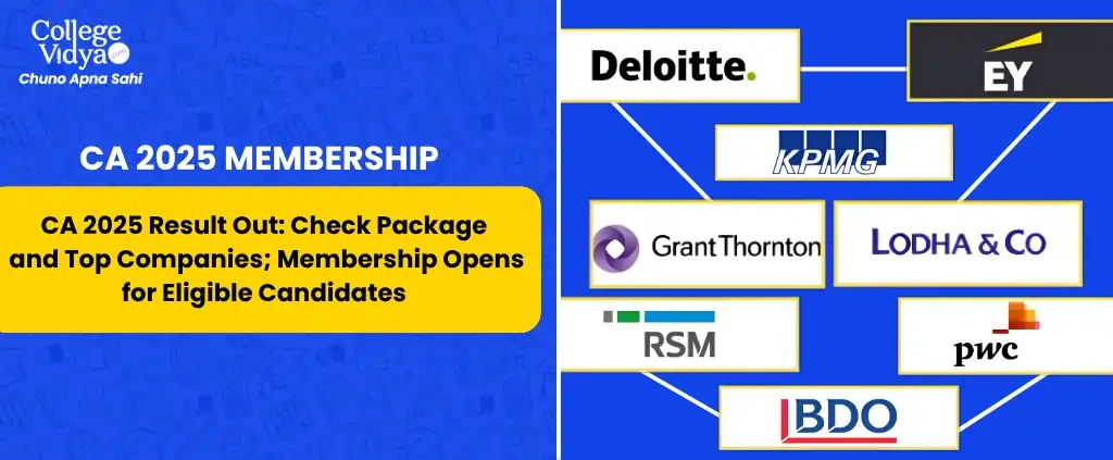 CA Career: Check Top Package and Companies; Apply for Membership