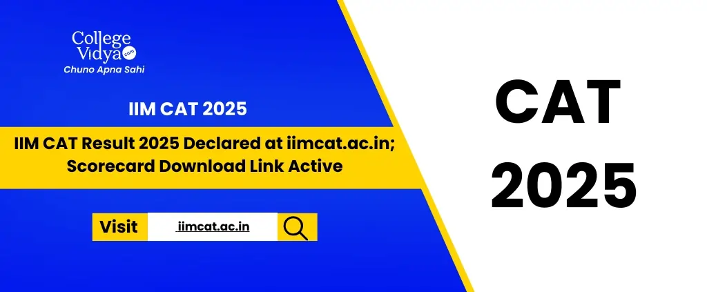 IIM CAT Result 2025 Live at iimcat.ac.in; Scorecard Download Link Active