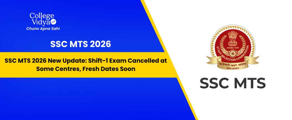 SSC MTS 2026 New Update: Shift-1 Exam Cancelled at Some Centres, Dates Soon