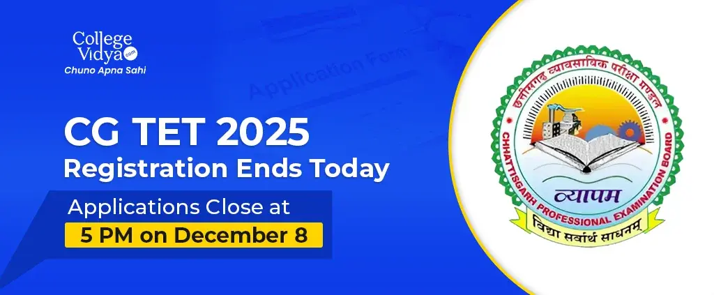 CG‍‌‍‍‌‍‌‍‍‌ TET 2025 Registration to close on December 8: Apply before ...