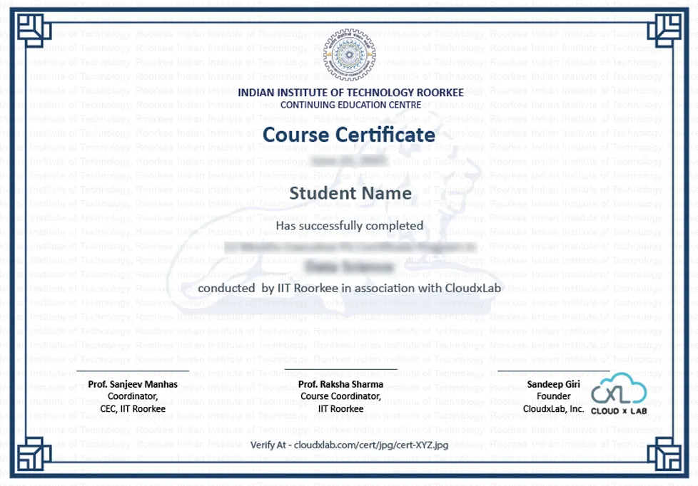 Iit Roorkee Online Courses Fees Working Professionals